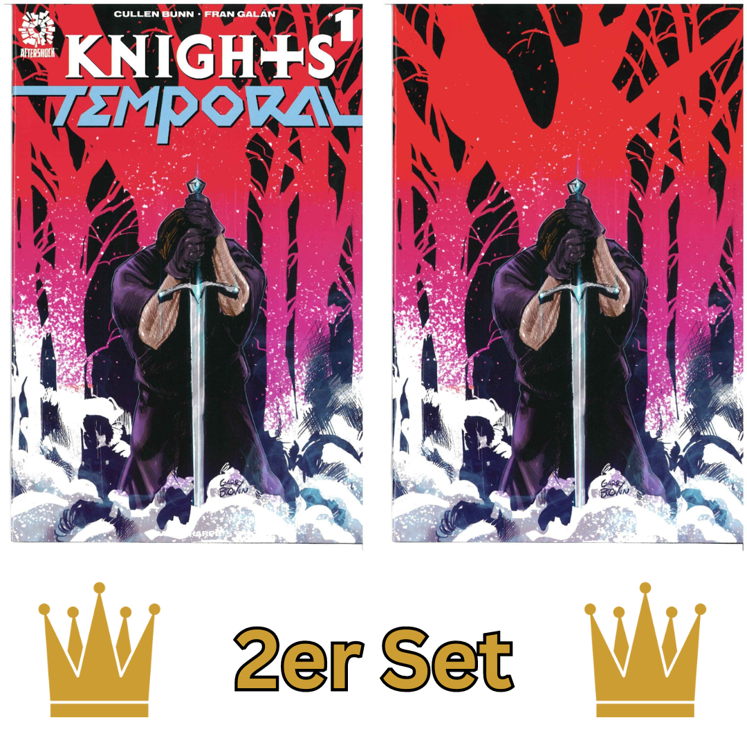 Knight Temporal #1 Garry Brown Variant & Virign Variant