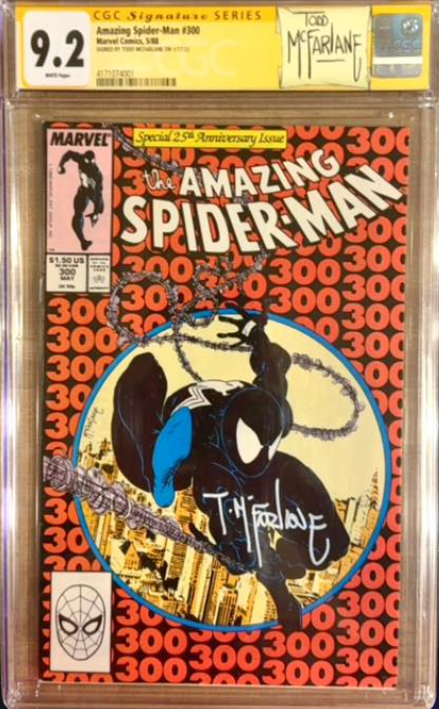 ASM 300 CGC 9.2 Signed McFarlane