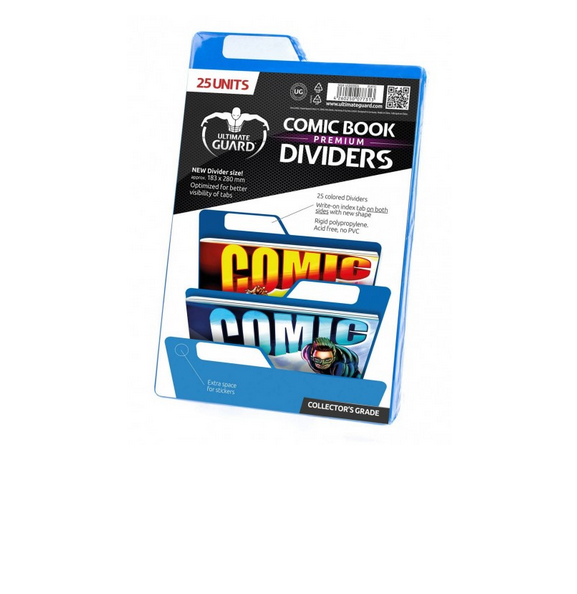 UG Premium Comic Book Dividers (25 ct.) | Blau, Rot, Schwarz